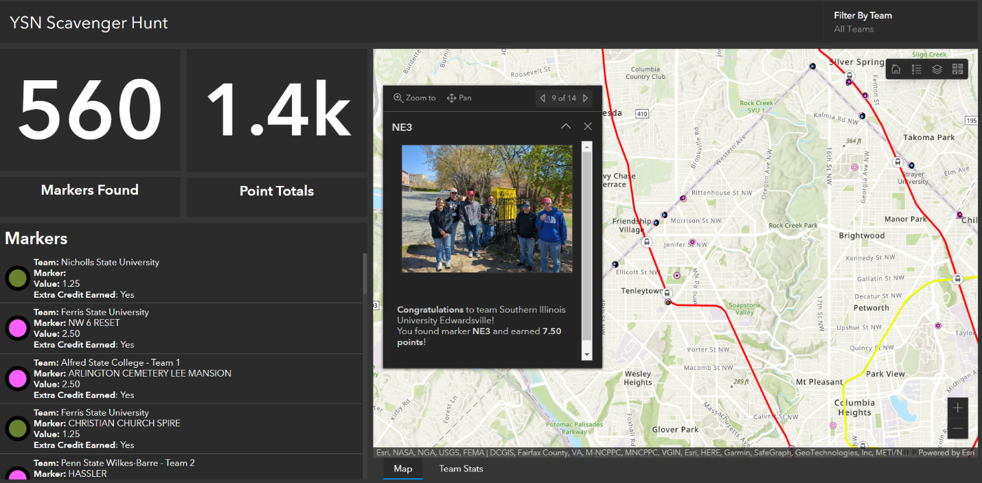 GIS Enhances Land Surveying Student Competition