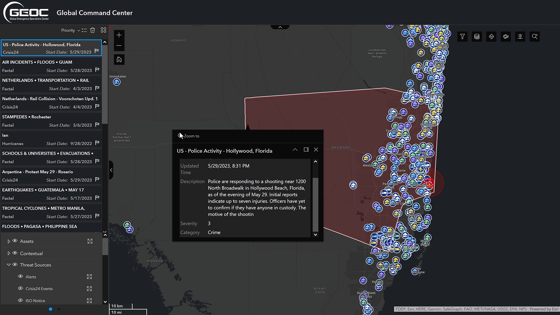 Building Resilience with GIS and a New Era of Proactive Threat Management
