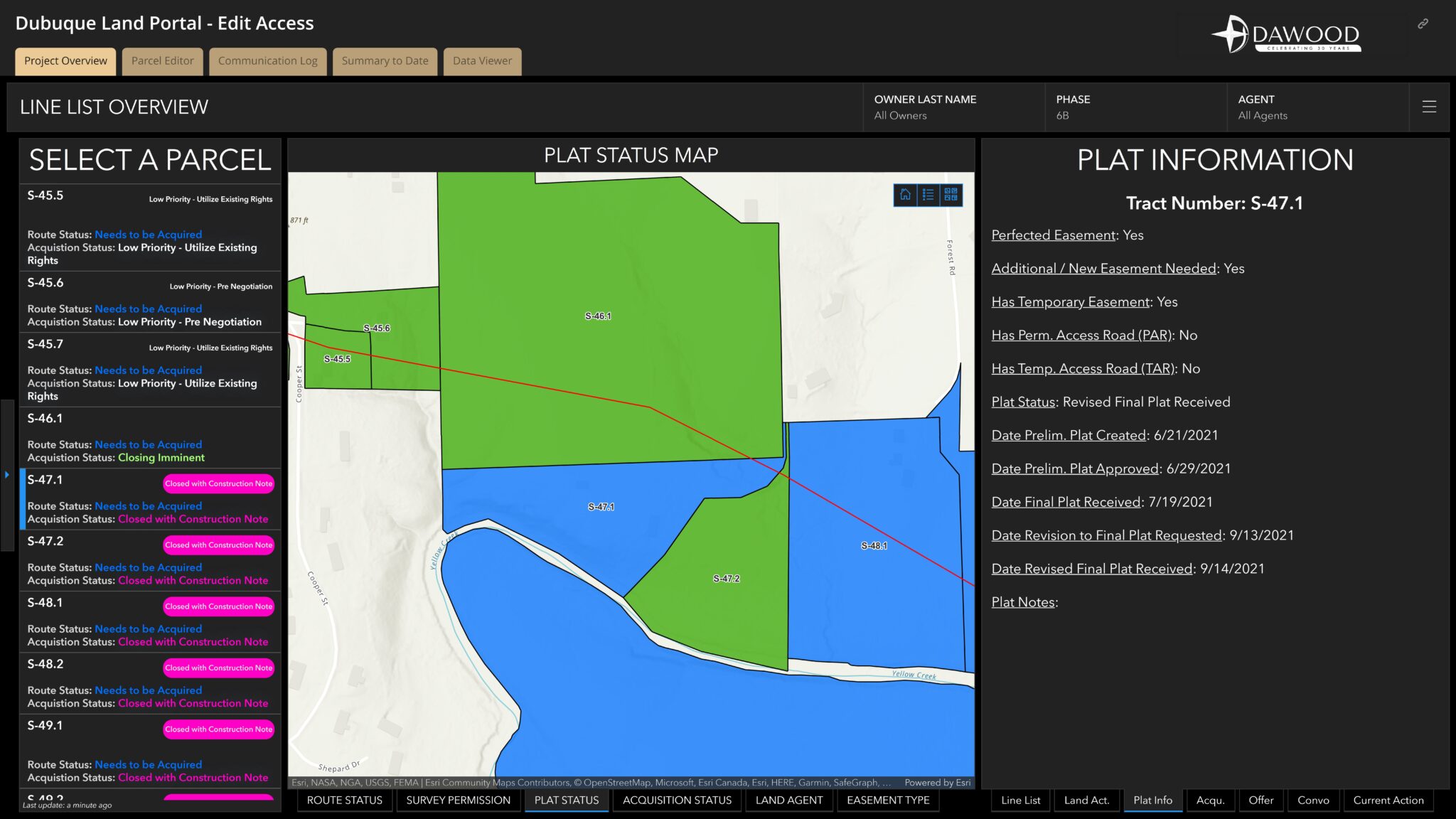 Geoenabling a Land Management Workflow