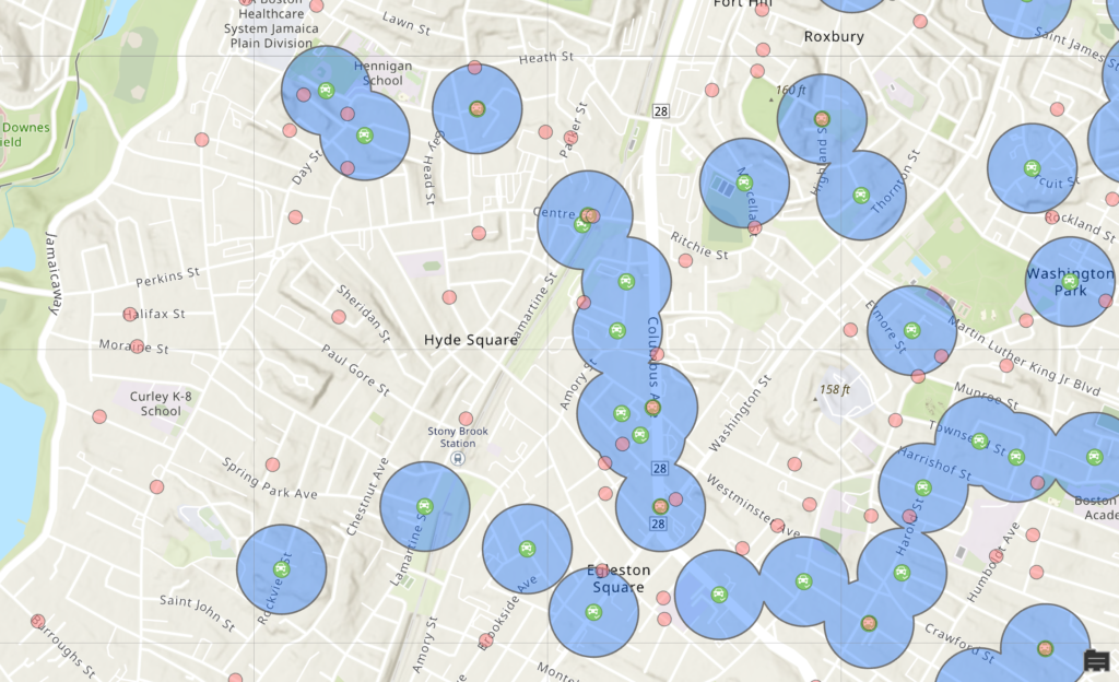 Using Link Analysis and Buffers to Support Criminal Investigations