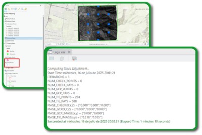 Procesamiento de imágenes con Ortho Mapping en ArcGIS Pro