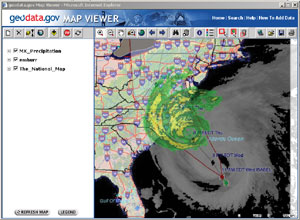 ArcNews Fall 2003 Issue -- Riders on the Storm