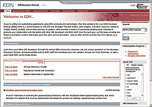 ArcNews Spring 2005 Issue -- Esri Developer Network (EDN) Launched at ...
