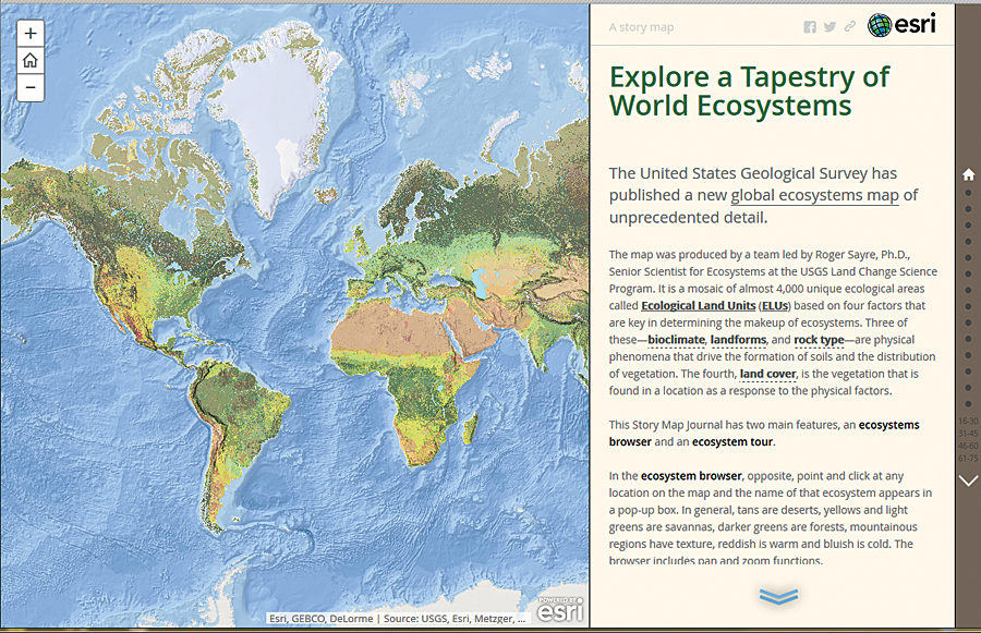 Mapping the Earth's Ecology | ArcNews